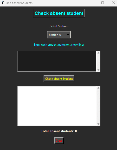 PYTHON PROJECT ( Building a Student Attendance Checker App in Python ...